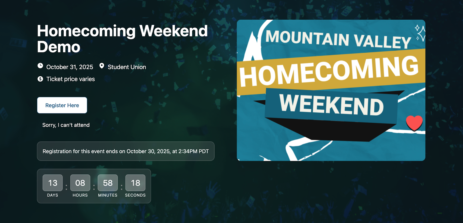 GC Events - Configuring a Landing Page – GiveCampus University