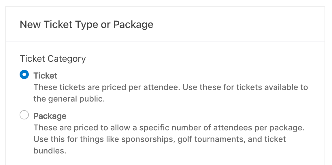 GC Events - Ticket Packages – GiveCampus University